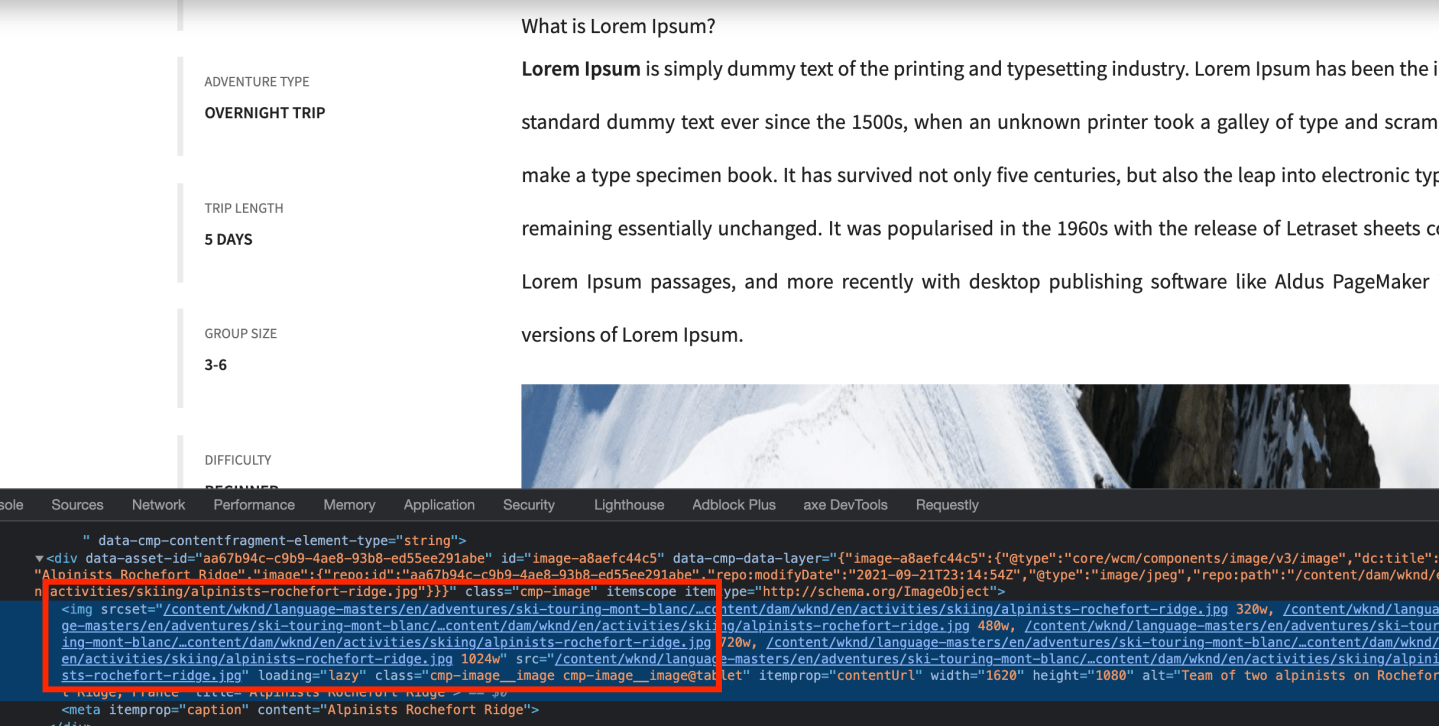 Image Component – AEM best practices and development guide