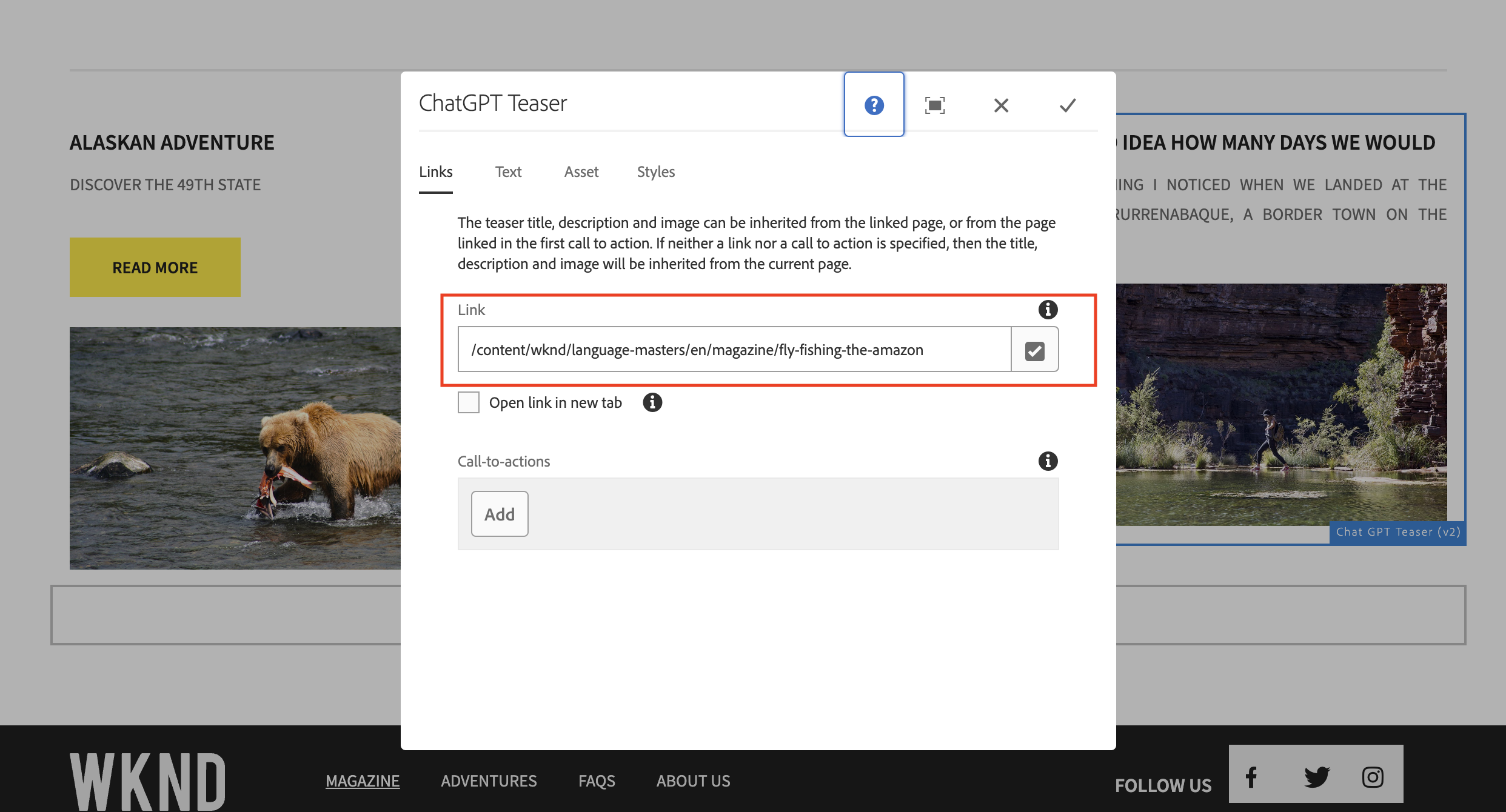 teaser_component – AEM best practices and development guide